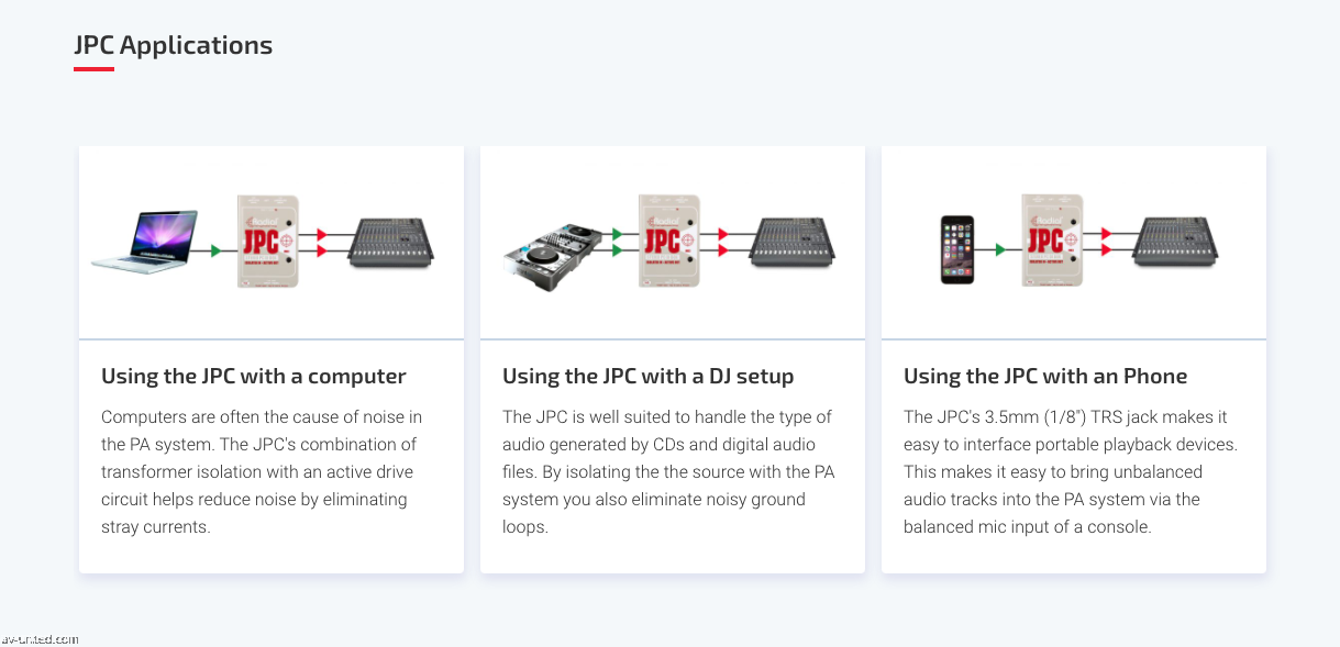 Radial Engineering JPC Computer Direct Box