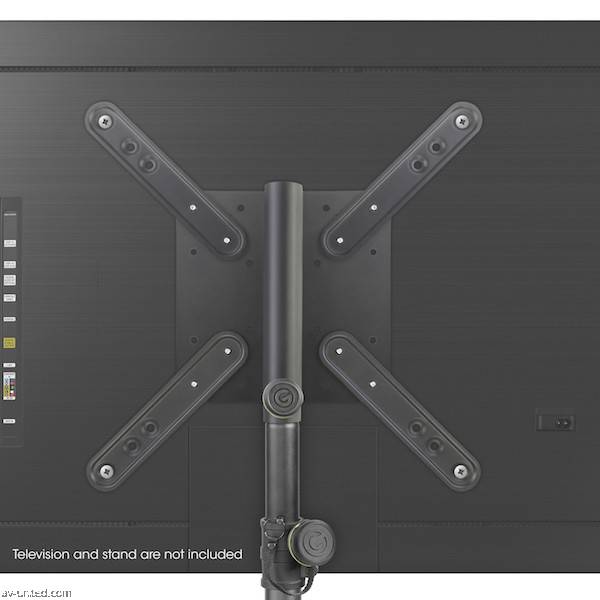 Gravity GSAVESA1 35 mm Pole Mount LCD TV Monitor Bracket with 7 VESA ...