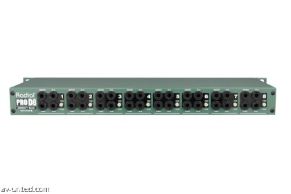 Radial Engineering ProD8 8-channel Rackmount DI